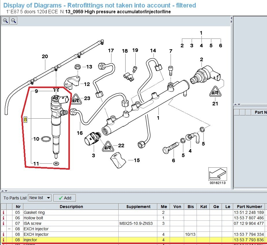 BMW (Genuine OE) 13537793836 for sale online | eBay