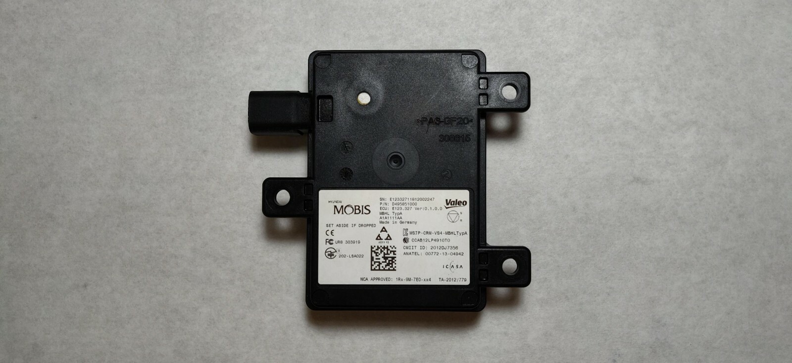 2019 Hyundai Tucson Rear Right Blind Spot Sensor Module RH OEM 95820 ...