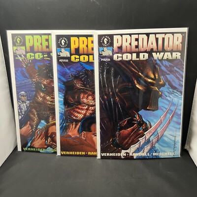 Predator: Cold War #’s 1 2 3 (1991) Aliens Dark Horse Comics 3 Book Lot ...