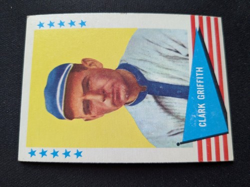 1961 Fleer Baseball Greats Card # 36 Clark Griffith - Washington ...