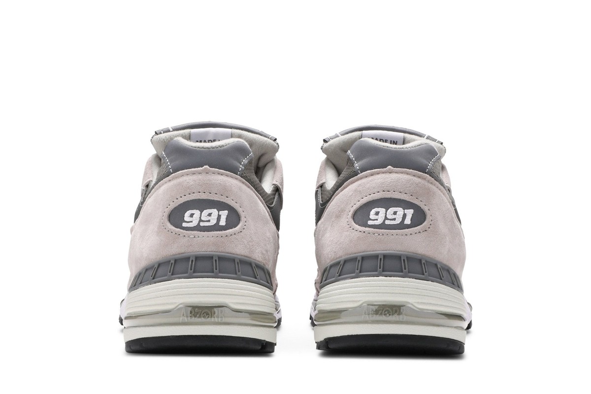 Size 10 - New Balance 991 Made in England Grey White for Size 10 - New Balance 991 Made in England Grey White for