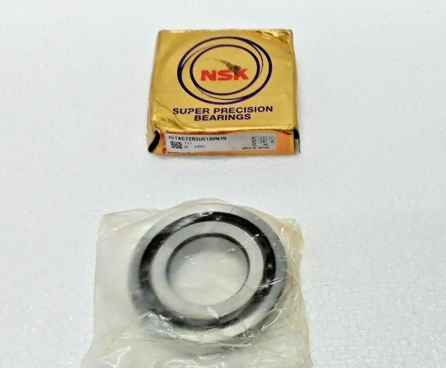 NSK 35TAC72BSUC10PN7B Angular Contact Super Precision Bearing 35 TAC 72 ...