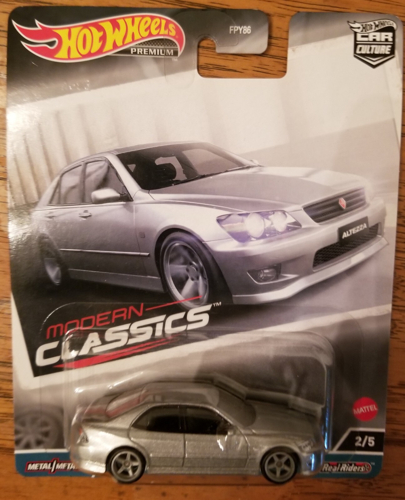 Hot Wheels '98 Toyota Altezza Car Culture Modern Classics Gray 1:64 ...