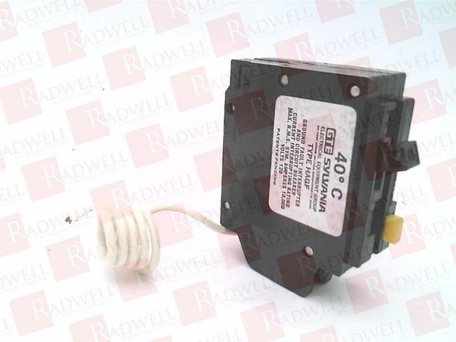 SYLVANIA Hagf-15 Circuit Breaker Ground Fault 15a 1 Pole 120v for sale ...