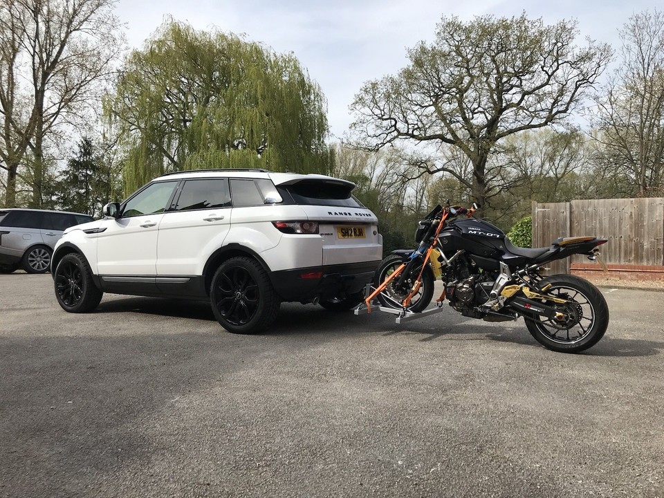 Motorbike/Motorcycle Swan Neck Towing Dolly/ Trailer/Frame | eBay UK