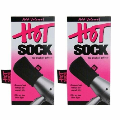 HOT SOCK Ultralight Hair Blow Dryer Heat Diffuser 2-Pack *NEW IN BOX *FREE SHIP | eBay