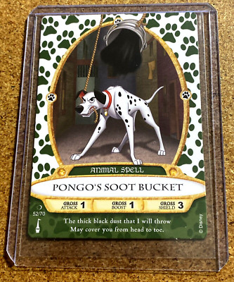 DISNEY SORCERERS OF THE MAGIC KINGDOM PONGO’S SOOT BUCKET #52 TRADING ...