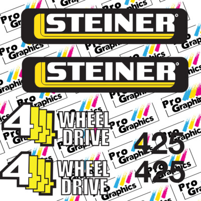 Steiner 425 Aftermarket Decals | eBay