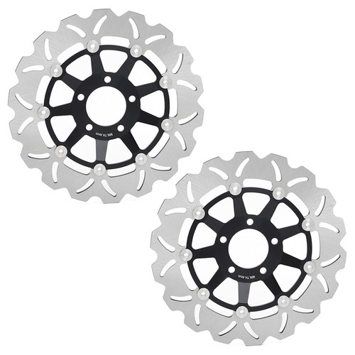 Front Brake Disc Rotors For Suzuki GSF 1200 S Bandit 95-04 05 GS 500 E ...