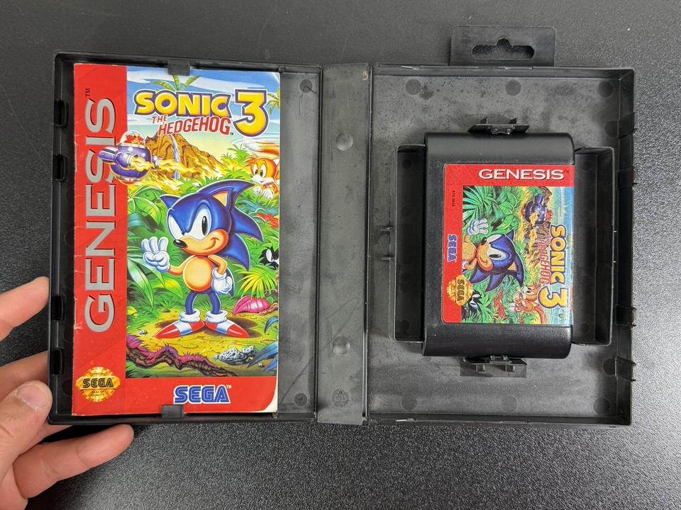 Sonic The Hedgehog 3 Complete in Box for Sega Genesis CIB Authentic ...
