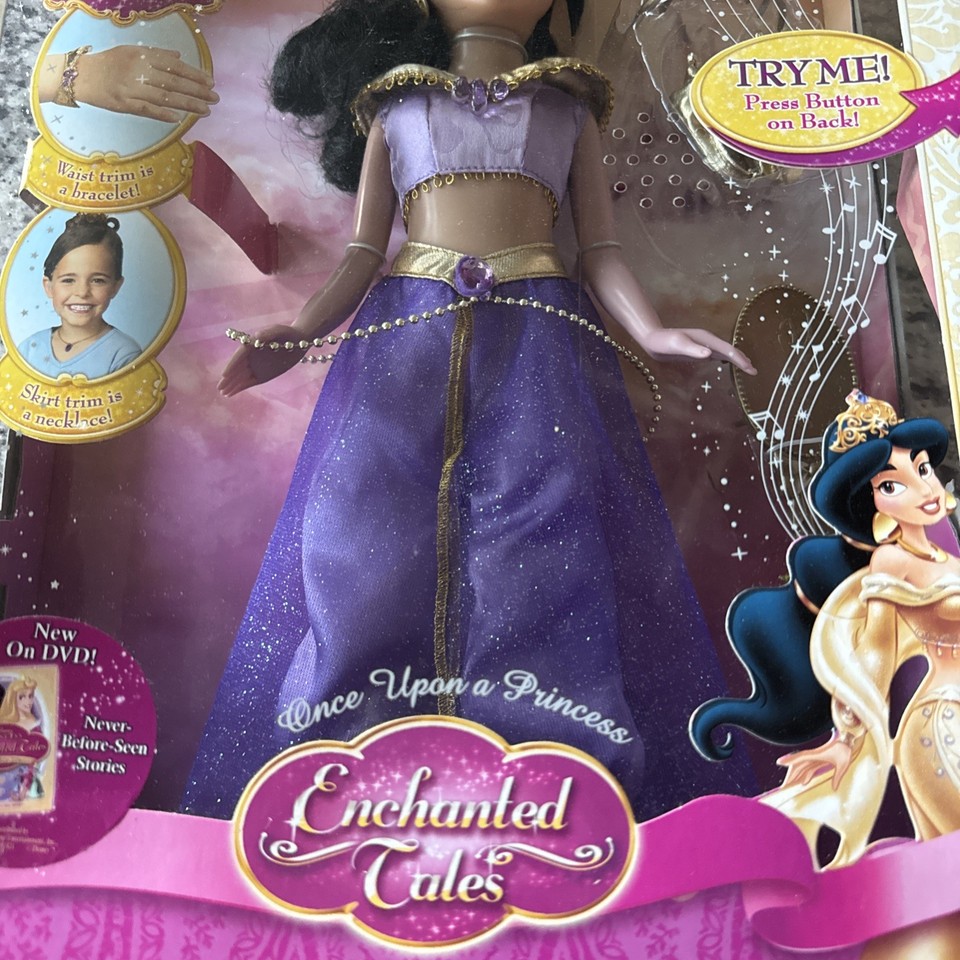 Jasmine Doll Disney Once Upon A Princess Enchanted Tales Sings Whole ...