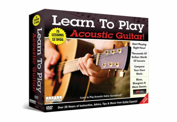 Learn to Play Acoustic Guitar 75 Lessons 12 DVD Set 20 Hours for sale ...