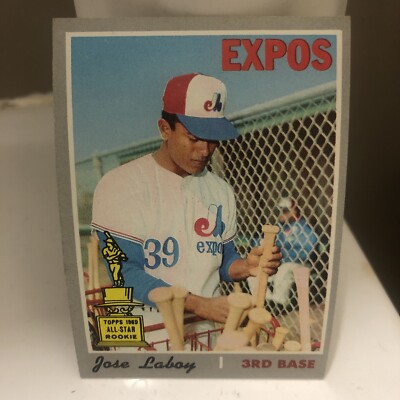 1970 Topps baseball Jose Laboy set break* Nm-mint Rc EXPOS | eBay