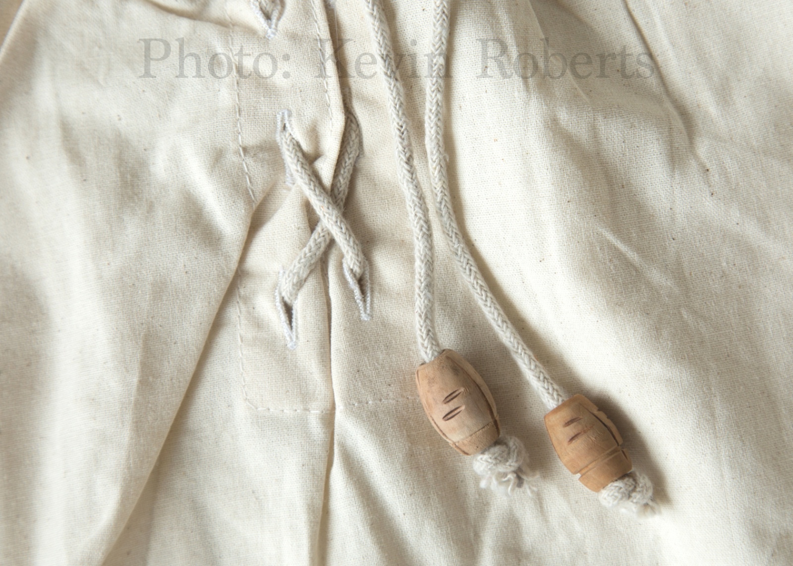 Renaissance Celtic Shirt Beige Laced Neck, Wood Toggles, Billow Sleeve ...