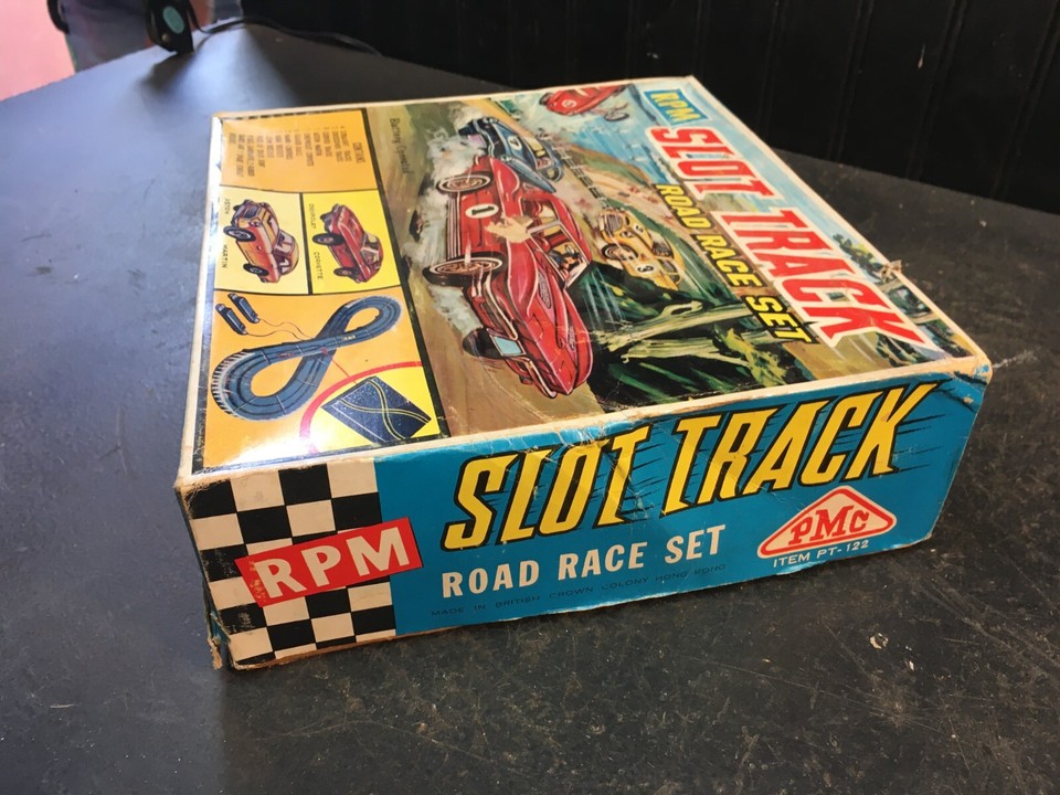 Vintage 1960s RPM SLOT TRACK ROAD RACE SET BOX ONLY NO TRACK OR CARS | eBay