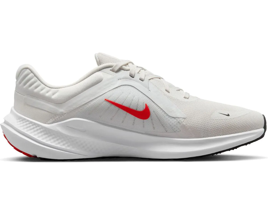NIB MEN'S NIKE DD0204 007 NIKE QUEST 5 PLATINUM TINT/WHITE CASUAL SHOES ...