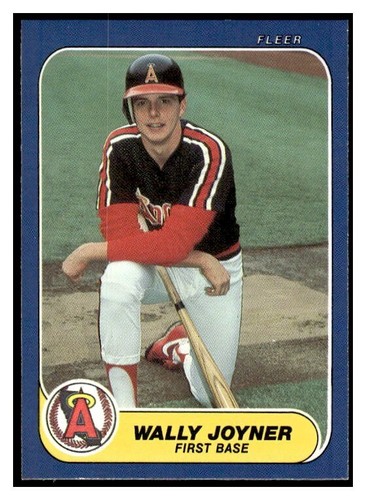 1986 Fleer Update U-59 Wally Joyner Rookie RC California Angels MLB ...