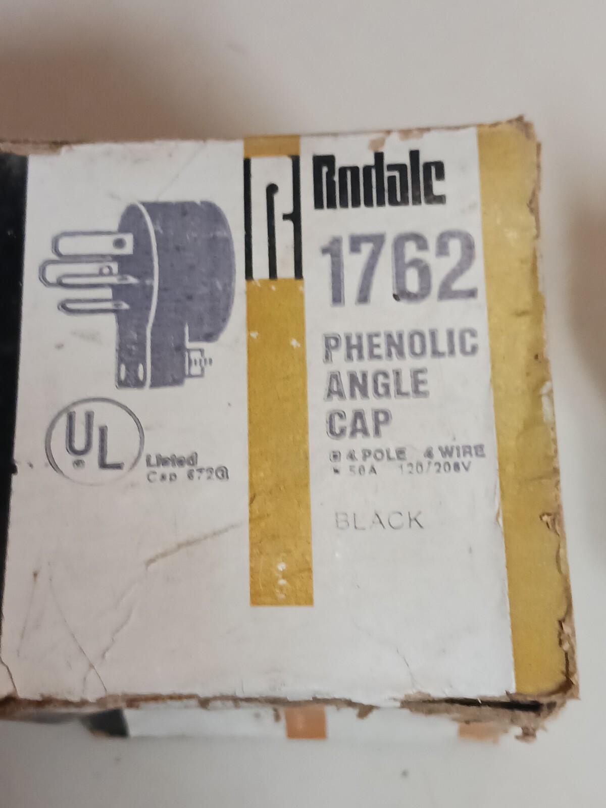 RODALE 1762 PHENOLIC ANGLE CAP 50 AMP 120/208VOLT 4 POLE 4 WIRE | eBay