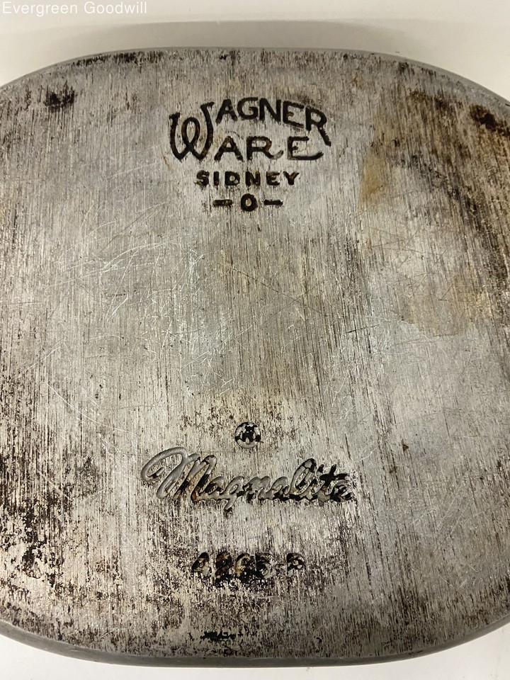vintage Wagner Ware Magnalite oval roaster with a lid. 4265 P Pan W ...
