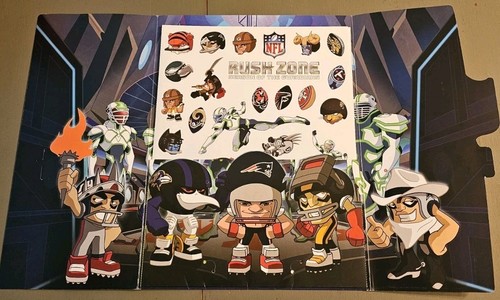 NFL Rush Zone All 32 Teams Stickers With Rare Folder | eBay