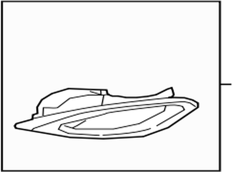 52107-48020 Toyota Extension, rear bumper, lh 5210748020, New Genuine ...