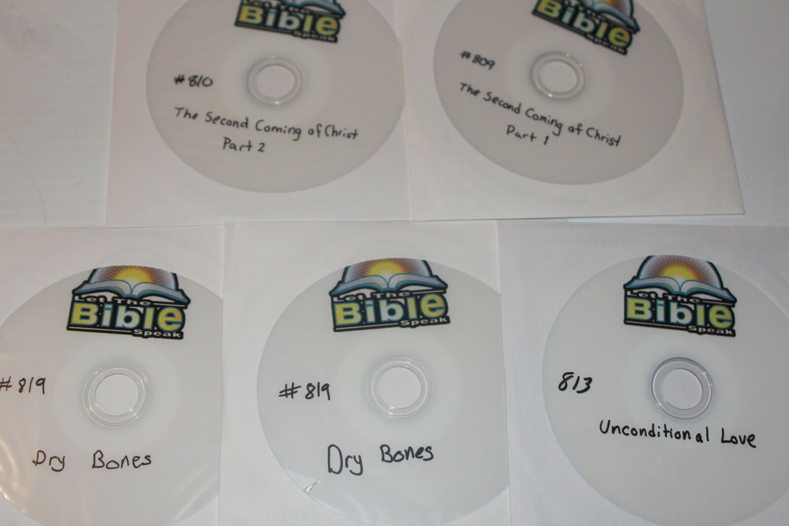 Lot of 38 Discs - Pastor Brett Hickey "Let the Bible Speak" Christian ...