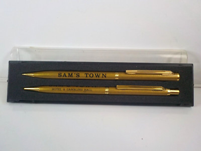 OLD LAS VEGAS SAM'S TOWN HOTEL & GAMBLING HALL PEN & PENCIL SET | eBay