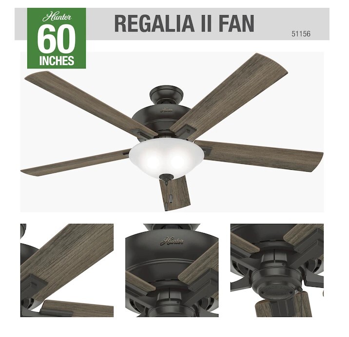 Hunter Regalia Ceiling Fan Review | Shelly Lighting