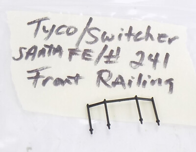 HO / TYCO / SWITCHER LOCOMOTIVE / SANTA FE #241 / FRONT RAILING / HTF ...