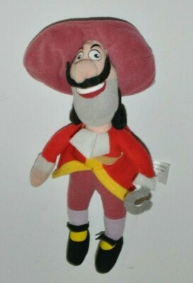 PETER PAN CAPTAIN HOOK 9 inch PLUSH DOLL DISNEY | eBay
