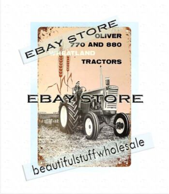 countryside 770 880 Wheatland Tractors agricultural equipment tin sign ...