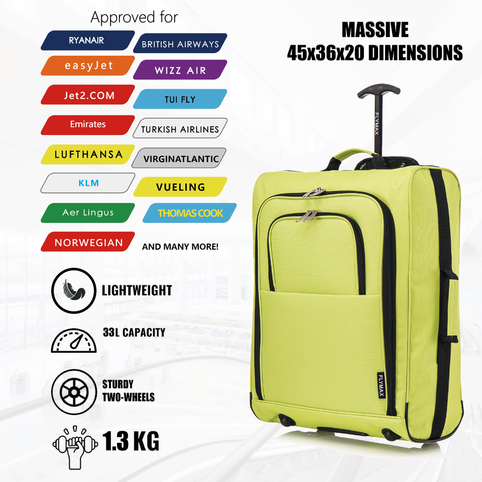 45x36x20 EasyJet Cabin Bag Hand Luggage Flight Bag onboard Carry on ...