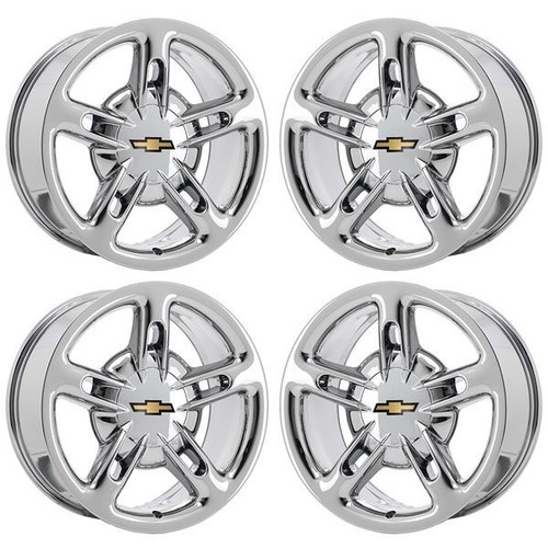 19" CHEVROLET SSR PVD BRIGHT CHROME WHEELS-C RIMS FACTORY OEM 5167 ...