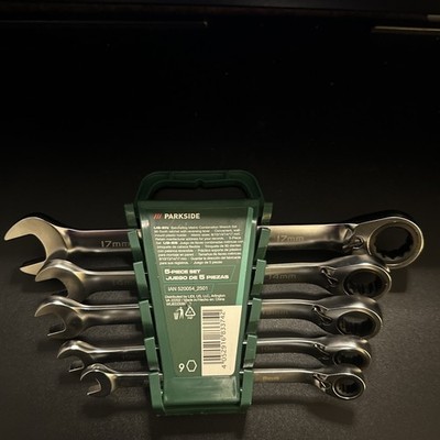 Parkside 5-Piece Combination Spanner Set – Ratchet Spanners (8-10-13-14 ...