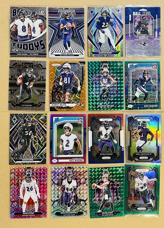 Baltimore Ravens 32 Card Team Lot Lamar Jackson - Derrick Henry ...