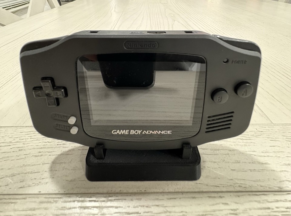 BLACK GBA Game Boy Advance Game Console with V2 iPS Backlight LCD MOD ...