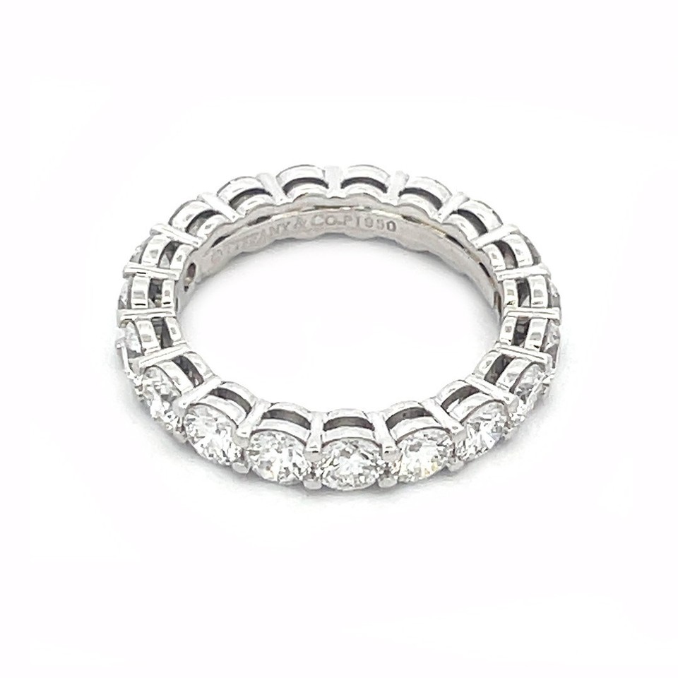 Tiffany & Co. Forever Diamond Band 2.86ct Platinum Wedding Paper | eBay
