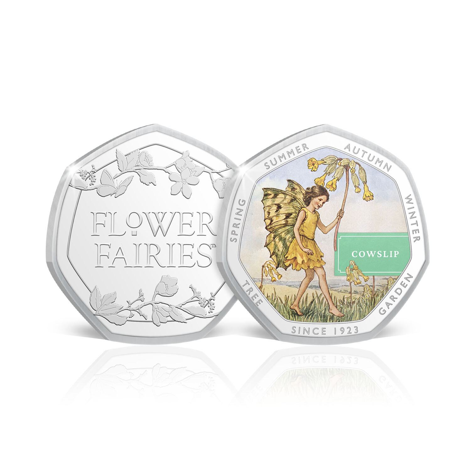 Limited Edition Flower Fairies Silver Colour Coins Spring Collector ...