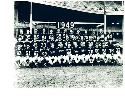1949 NEW YORK YANKEES 8X10 TEAM PHOTO FOOTBALL NFL HOF AAFC | eBay