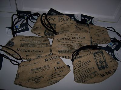 NWT ERDA Artisan American Handbags Wristlet/Change Purse Zip Cosmetic ...