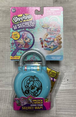 Shopkins Lil' Secrets Locket Playset Great Bakes Cupcakes Shop Secret ...