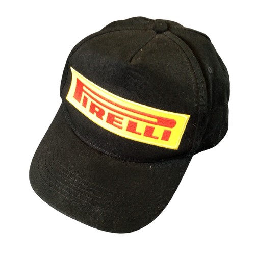 Pirelli Black Baseball Cap Official Merchandise Embroidered Logo ...