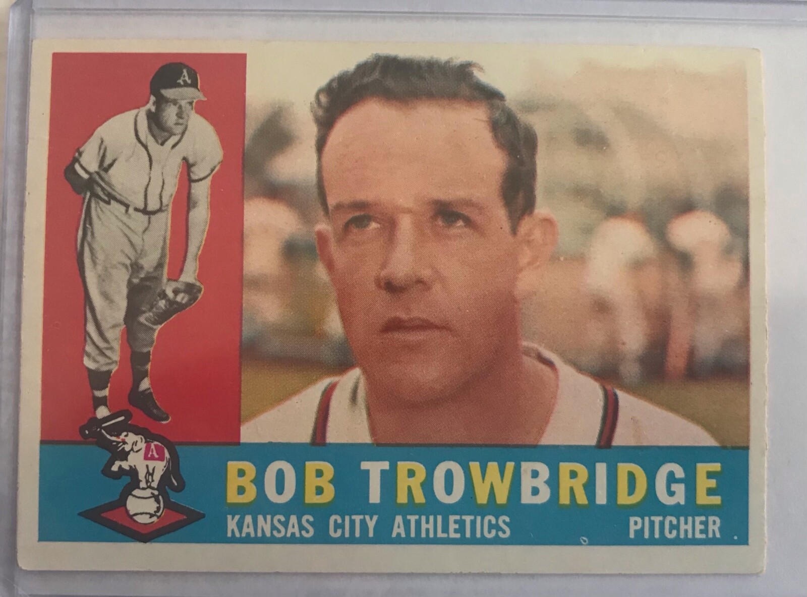 1960 Topps #66 Bob Trowbridge Kansas City Athletics Pitcher *Free ...