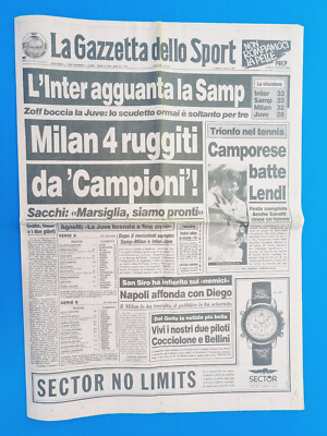 Gazette Dello Sport 4 March 1991 Camporese Vince Tournoi De Rotterdam ...