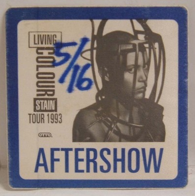 LIVING COLOUR / VERNON REID - VINTAGE ORIGINAL CLOTH CONCERT TOUR ...