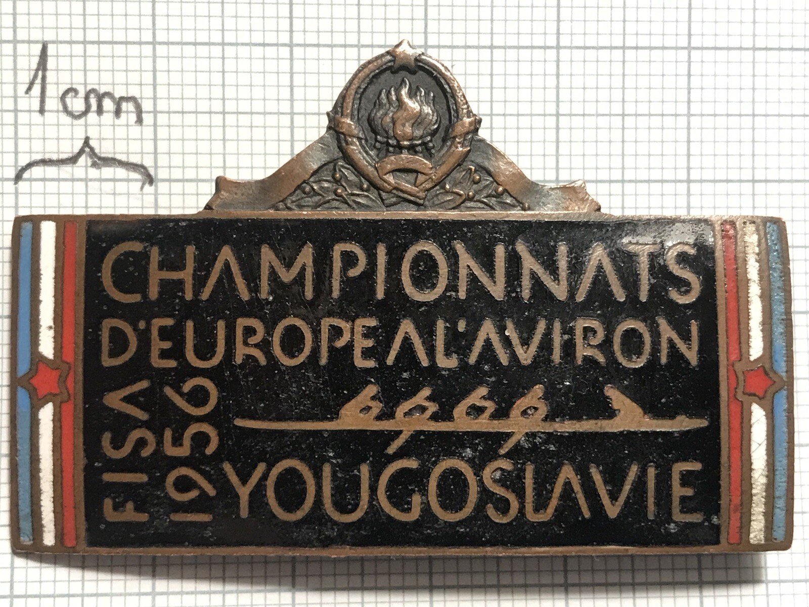 FISA 1956 BLED YUGOSLAVIA EUROPIAN ROWING CHAMPIONSHIP BIG PARTICIPANT ...