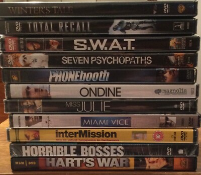 Lot of 11 Colin Farrell DVDs | eBay