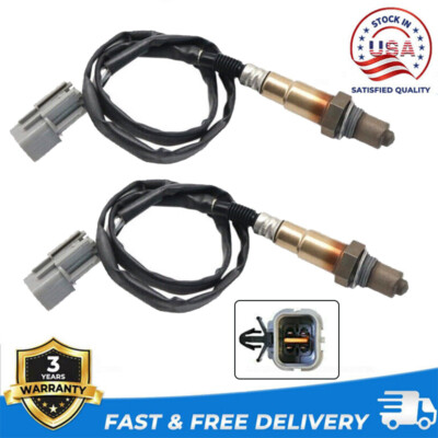 2PCS Down O2 Sensor For 2012-2017 Hyundai Accent Veloster Kia Rio Soul ...