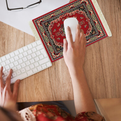 Rug Mouse Pad Oriental Persian Carpet Mouse Mat Computer Mousepad For ...