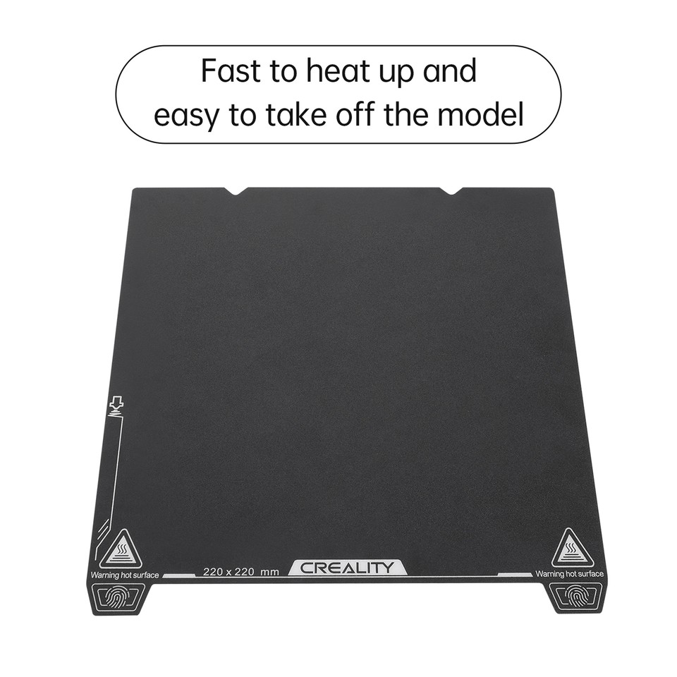 Creality Spring Steel Platform Plate Kit 3D Printer Surface Heated Bed ...